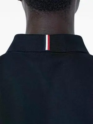 Moncler Logo Cotton Knit Polo