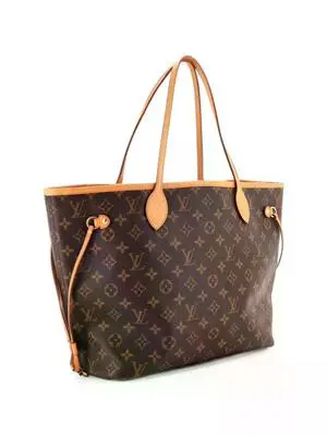 LOUIS VUITTON Monogram Canvas Tote Bag - Brown