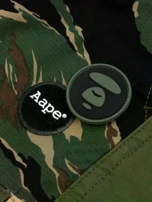 AAPE BY *A BATHING APE Moonface Camouflage-print Cargo Shorts
