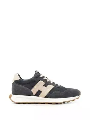 Hogan Panelled Logo Patch Sneakers