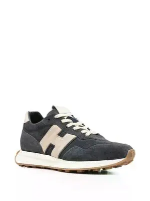 Hogan Panelled Logo Patch Sneakers