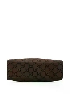 Gucci Gg Nylon Bamboo Satchel