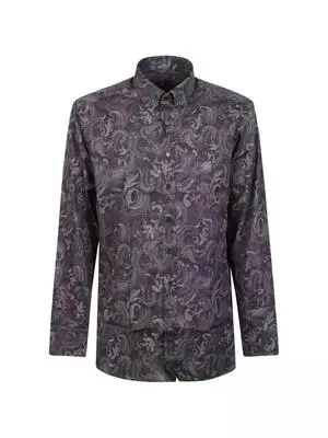 Etro Paisley-print Button-down Shirt - Black
