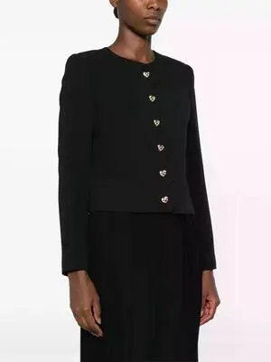 TWINSET Heart-button Scalloped Jacket