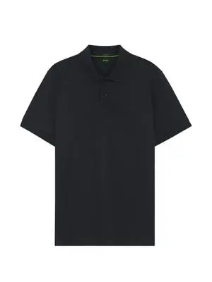 BOSS Logo-embroidered Regular-fit Polo Shirt - Blue