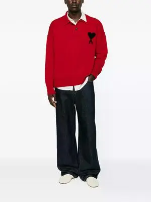 AMI Paris De Coeur Polo Shirt
