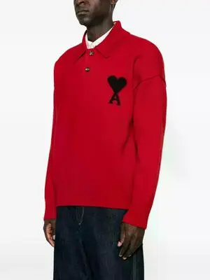 AMI Paris De Coeur Polo Shirt