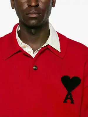 AMI Paris De Coeur Polo Shirt