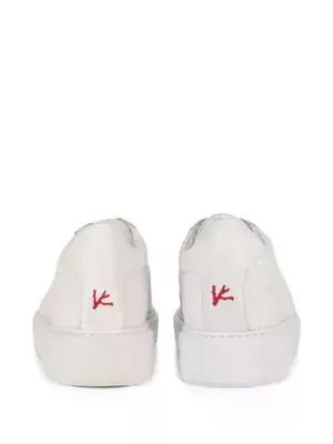 Isaia Logo-embroidered Platform Sneakers
