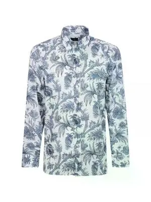 Etro Paisley-print Button-down Shirt - White