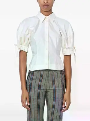 VIVIENNE WESTWOOD Pleated-sleeve Cotton Shirt