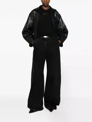 Pinko Love Birds Ribbed Racer Back Top