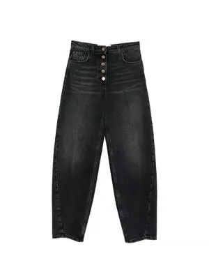 Elisabetta Franchi Black Wash Jeans For Women