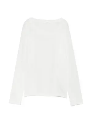 THE ROW Kalto Long-sleeve Scoop Neck T-shirt