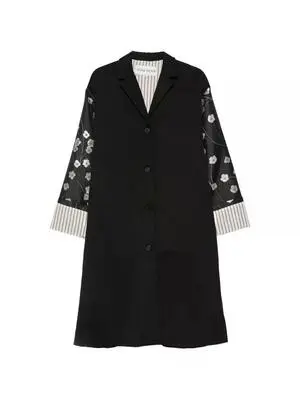 Stine Goya Floral-print Panelled Coat