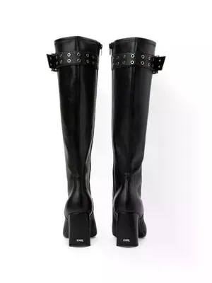 Karl Lagerfeld Kati Buckle-strap Boots