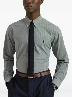 Polo Ralph Lauren Check-print Logo-embroidered Shirt