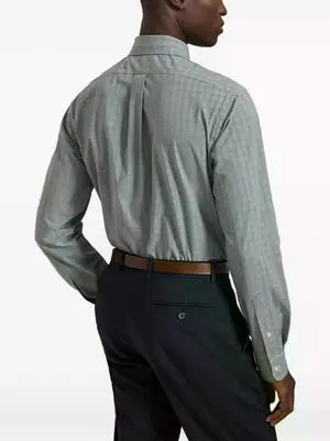 Polo Ralph Lauren Check-print Logo-embroidered Shirt