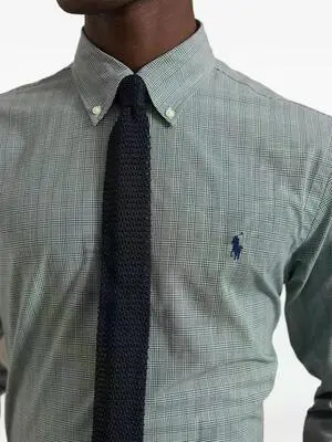 Polo Ralph Lauren Check-print Logo-embroidered Shirt