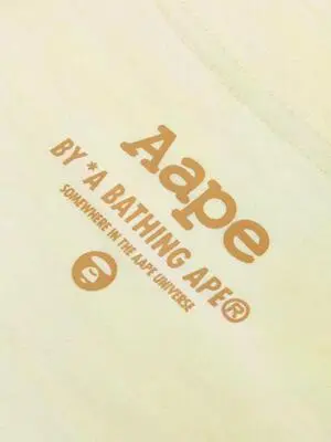 AAPE BY *A BATHING APE Moonface Graphic-print Cotton T-shirt