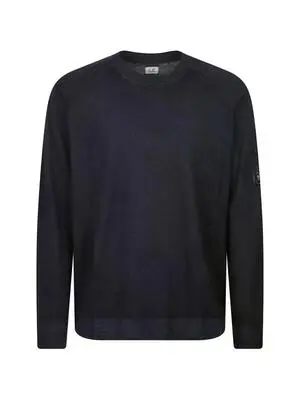 C.P. COMPANY Lens Detail Crew Neck Sweater