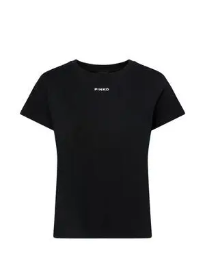 Pinko Logo Print Crewneck T-shirt