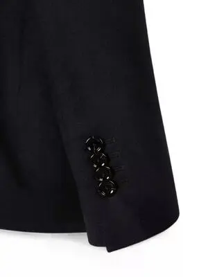 LARDINI Flower-lapel Single-breasted Blazer