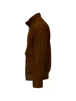 DONDUP Shearling Zip-up Jacket
