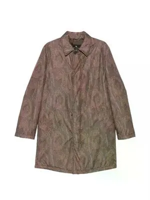 Etro Single Breasted Coats For Men