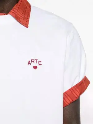 ARTE ANTWERP Logo-embroidered T-shirt