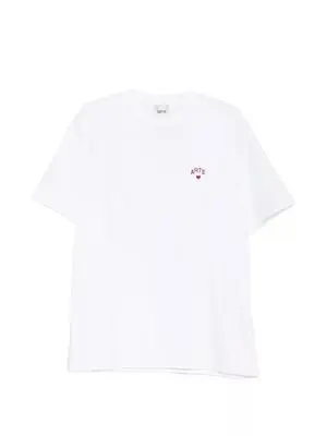 ARTE ANTWERP Logo-embroidered T-shirt - White