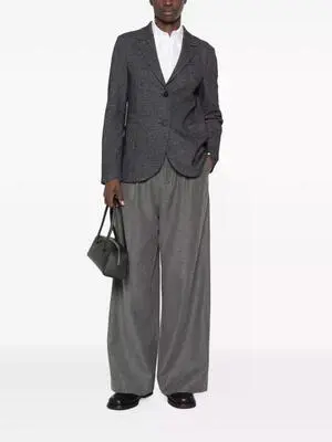 Harris Wharf London Single-breasted Herringbone Jacket