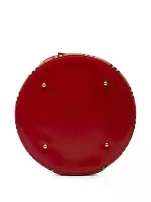 Burberry 20th Century Haymarket Check Canvas Vanity Bag