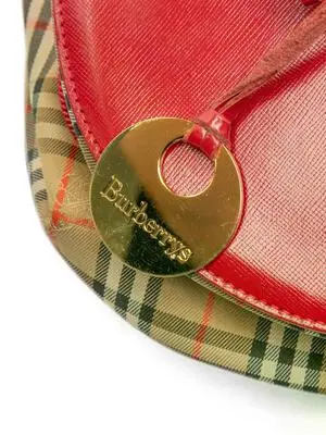 Burberry 20th Century Haymarket Check Canvas Vanity Bag