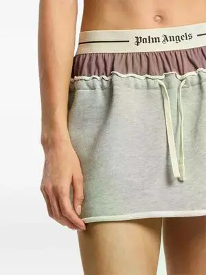 Palm Angels Classic Logo Double Layered Skirt