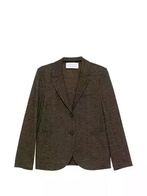 Harris Wharf London Single-breasted Herringbone Jacket