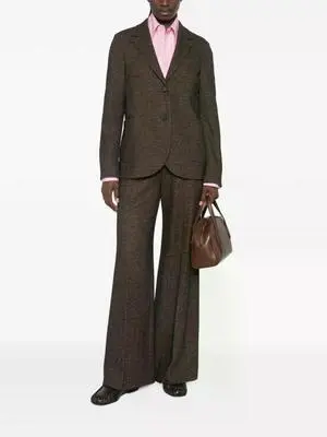 Harris Wharf London Single-breasted Herringbone Jacket