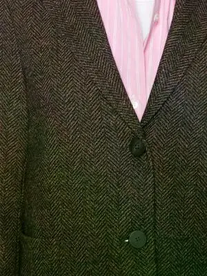 Harris Wharf London Single-breasted Herringbone Jacket
