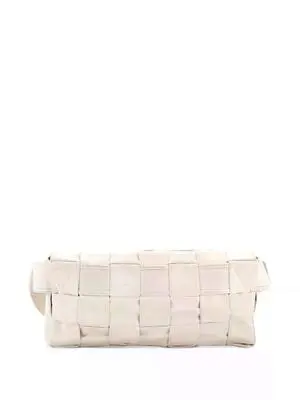 Bottega Veneta Maxi Intrecciato Leather Crossbody Bag - Neutrals