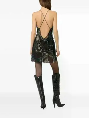 Roberto Cavalli Lace Mini Dress