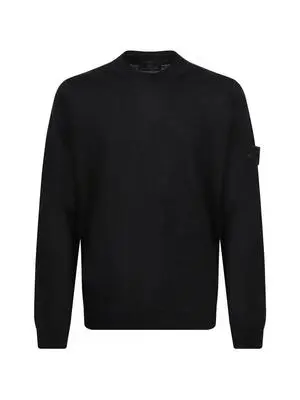 Stone Island Rws Wool Ghost Sweater - Black