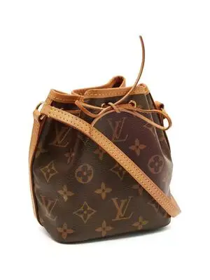 LOUIS VUITTON Nano Noé Monogram Bucket Bag