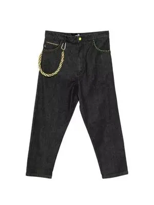 Moschino 2000s Braided-chain Jeans