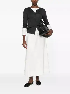 THE ROW Button-up Three-quarter Sleeve Cardigan