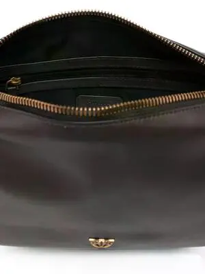 Pinko Love Birds Leather Shoulder Bag