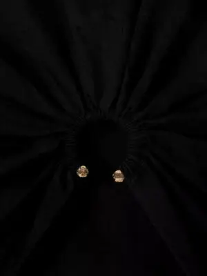 Rabanne Cotton T-shirt With Signature Piercing Detail
