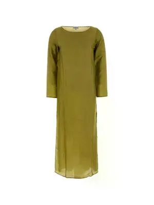 THE ROSE IBIZA Mariana Silk Maxi Dress - Green