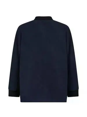 ROSE BURRITO Long-sleeve Polo-collar Sweatshirt