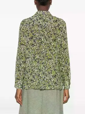 NIU Floral Print Pussy-bow Blouse