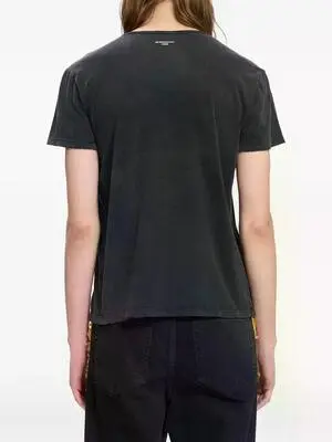 ANN DEMEULEMEESTER Slogan-print Washed-out T-shirt